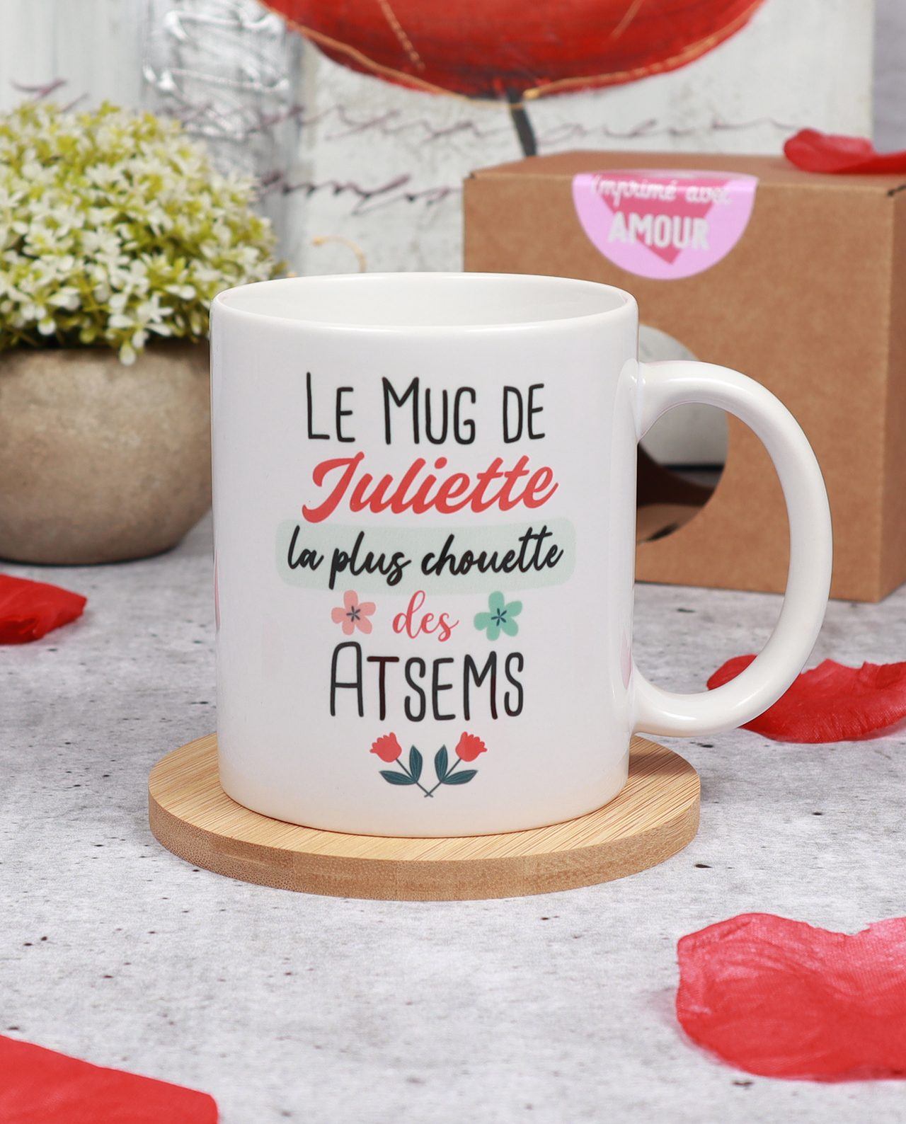 Mug personnalisable : Prénom + Texte – Ma petite smala