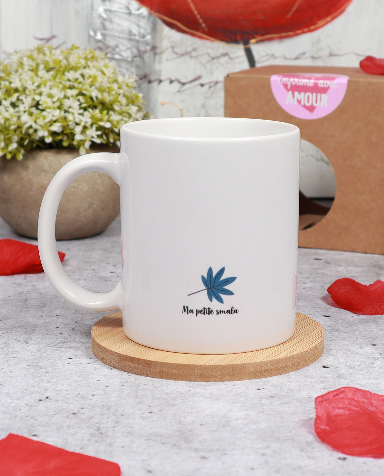 Mug personnalisable : Prénom + Texte – Ma petite smala